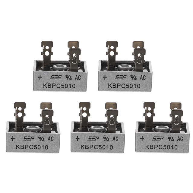 5 PCS TRANSFORMER Rectifier Bridge All-aluminum Diode Electronic ...