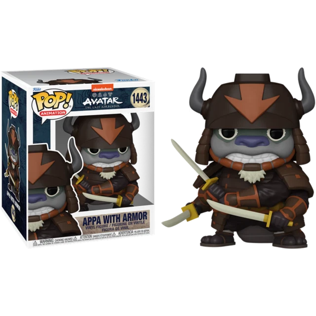 AVATAR THE LAST Airbender Appa with Armour 6" Pop! Vinyl Figure #1443 ...