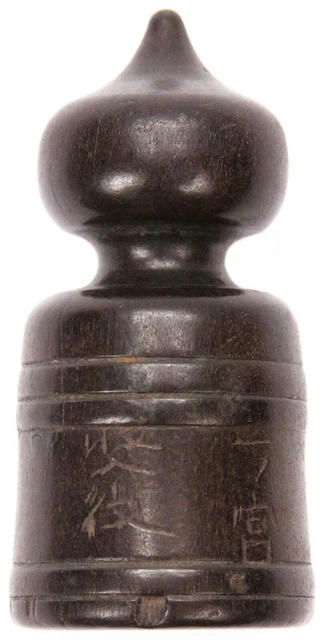 ANTIQUE JAPANESE EDO Period Wooden Netsuke Giboshi Morikuni Bridge Post Finial £135.85 - PicClick UK