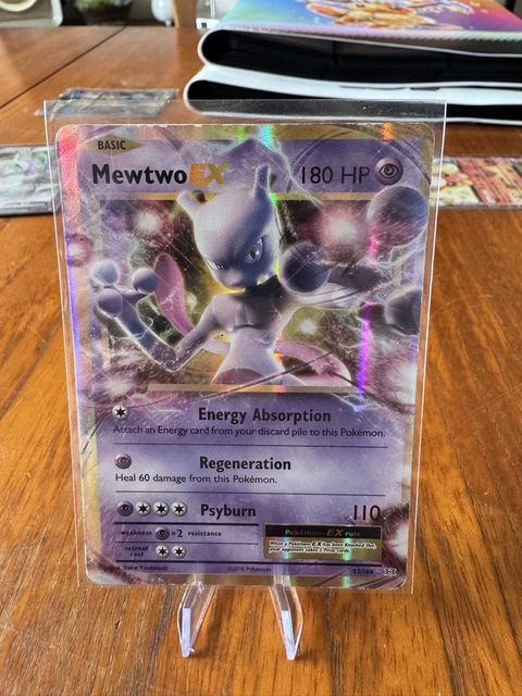 MEWTWO EX - 52/108 - Pokemon Evolutions XY Ultra Rare Card £7.11 ...