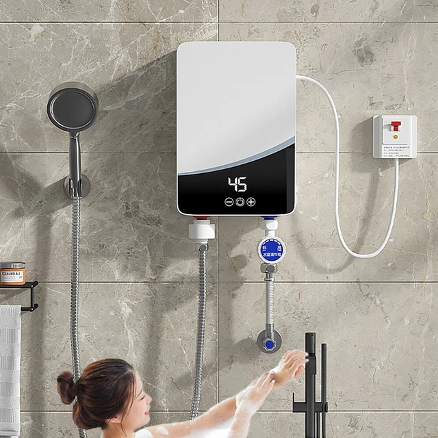 CHAUFFE-EAU ÉLECTRIQUE INSTANTANÉ sans réservoir avec construction durable EUR 105,71 - PicClick FR