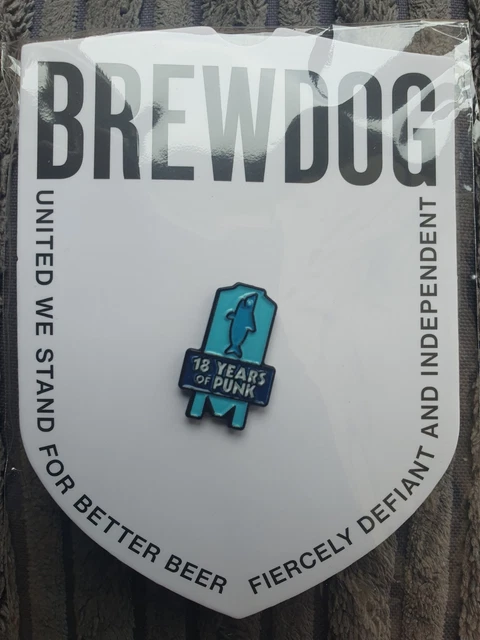 BREWDOG PIN BADGE 18 Years of Punk £11.12 - PicClick UK