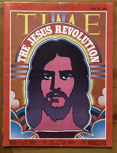 TIME MAGAZINE 1971 The Jesus Revolution NO LABEL Rare Collectors Lonnie ...