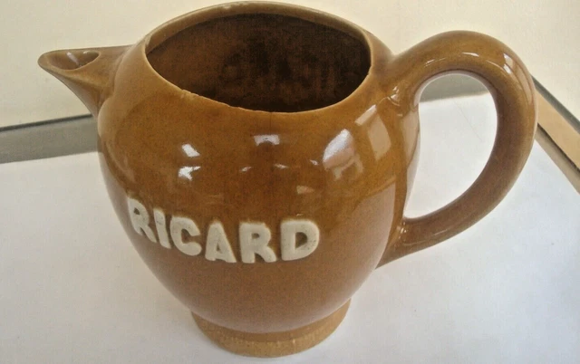 RICARD RARE PICHET En Gres 1 L Couleur Caramel Gpd Orcel Marseille EUR 800,00 - PicClick FR