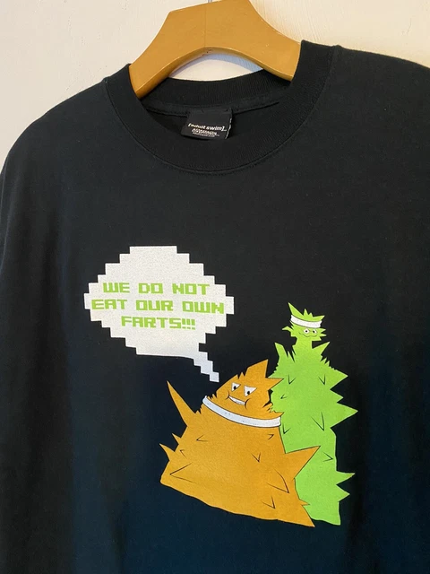 RARE VINTAGE CARTOON Network Aqua Teen Hunger Force Mooninites T Shirt ...