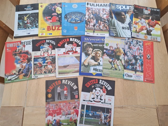 ARSENAL 14 AWAY Programme Bundle From The Period 1984 - 2002 Inc ...