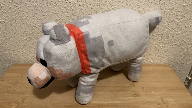 MINECRAFT DOG TAMED Wolf - Plush Soft Toy - 15 Inches £7.00 - PicClick UK