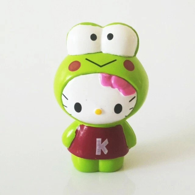 SANRIOS HELLO KITTY Cosplay Kero Keroppi Kawaii Anime Figure Models ...
