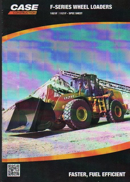 CASE &F-SERIES& WHEEL Loader Shovel Brochure Leaflet £5.50 - PicClick UK