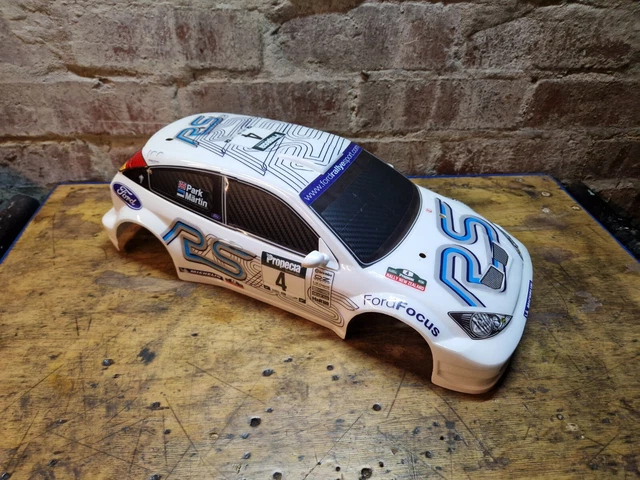 TAMIYA 1/10 FORD Focus RS Rally Car Body Shell RC Nitro Electric TL01 ...