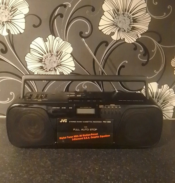 JVC STEREO RADIO Cassette Recorder Player Boombox RC-135 FM/MW/LW - VGC ...