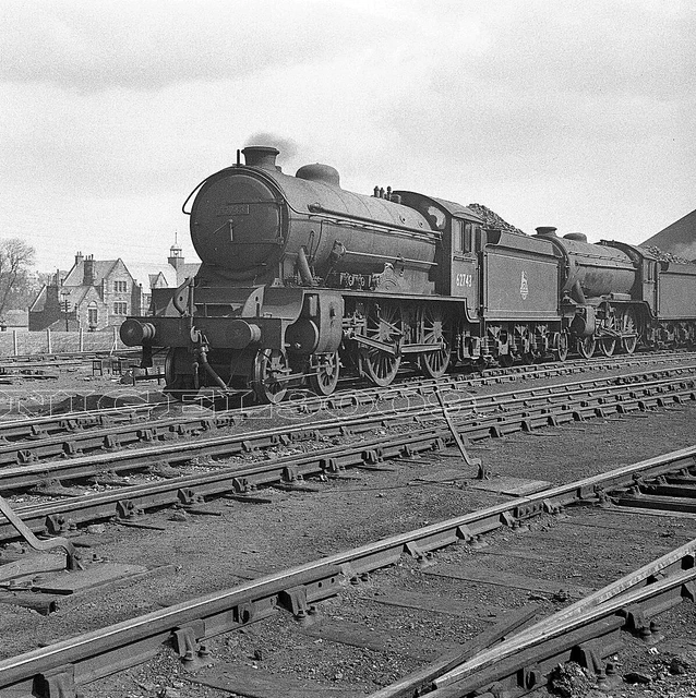 ORIGINAL MEDIUM 6CMX6CM B&W Neg ex LNER D49 4-4-0 62743 at ???? in 1950 ...
