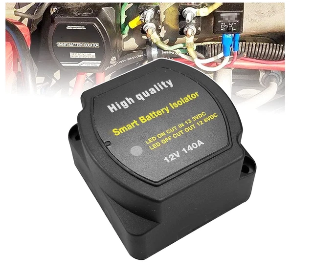 DUAL BATTERY ISOLATOR 12V 140Amp Voltage Sensitive Relay VSR For RV ...