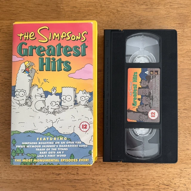 RARE LIMITED EDITION The Simpsons Greatest Hits VHS Tape 1998 Vintage ...