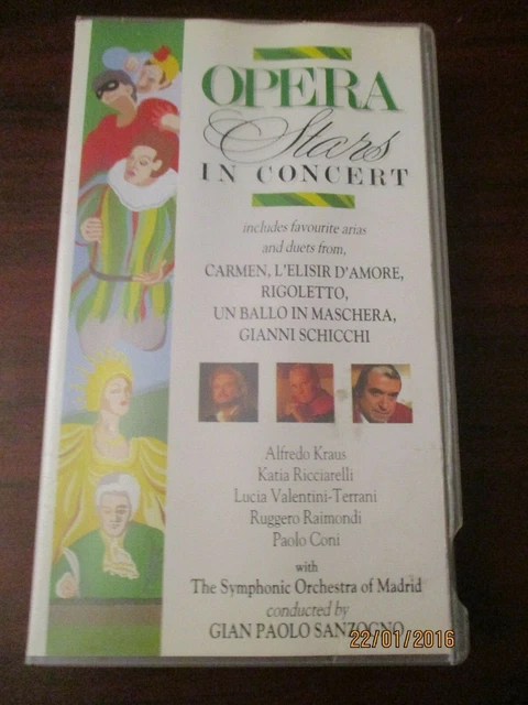 OPERA STARS IN Concert VHS Video Tape (NEW) £7.99 - PicClick UK