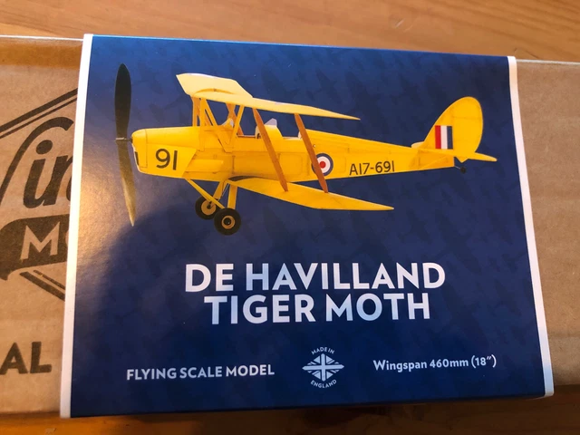 DE HAVILLAND TIGER Moth Flying Scale Model Model £12.00 - PicClick UK