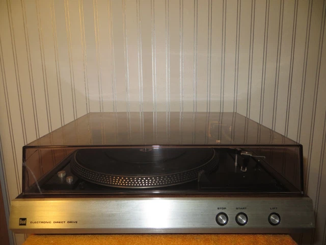 PLATTENSPIELER DUAL 626 Silber Echtholzzarge Nußbaum - Top Revidiert ...