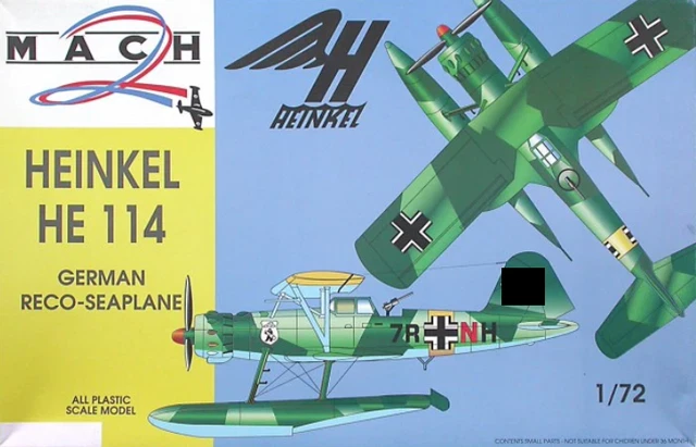 RARE TYPES .. Heinkel He 114 MACH 2 | No. GP.022 | 1:72 1:72 1:72 ...