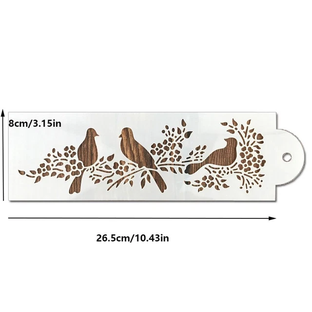 SHAPE PAINTING TEMPLATE Walls Airbrush Stencil Cake Mounting Painting ...