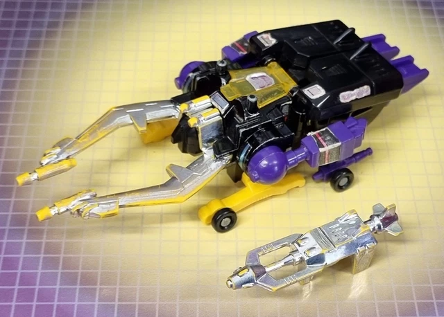 VINTAGE HASBRO TRANSFORMERS G1 Decepticon Insecticon Shrapnel Complete ...
