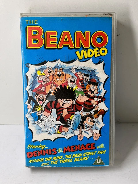THE BEANO VIDEO Starring Dennis The Menace VHS Video Cassette Tape £17. ...