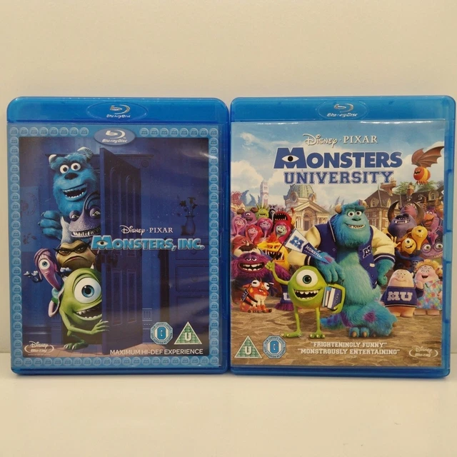 MONSTERS INC + Monsters University Blu-ray Movie Bundle Region Free ...