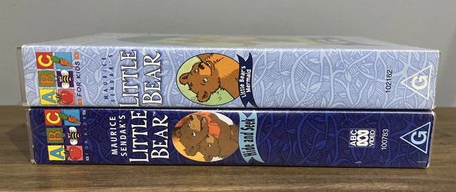 LITTLE BEAR VHS Vintage x 2 ABC For Kids Little Bear’s Mermaid & Hide ...