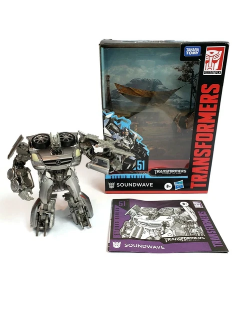 HASBRO TRANSFORMERS STUDIO Series #51 Soundwave Deluxe Class Figure ...