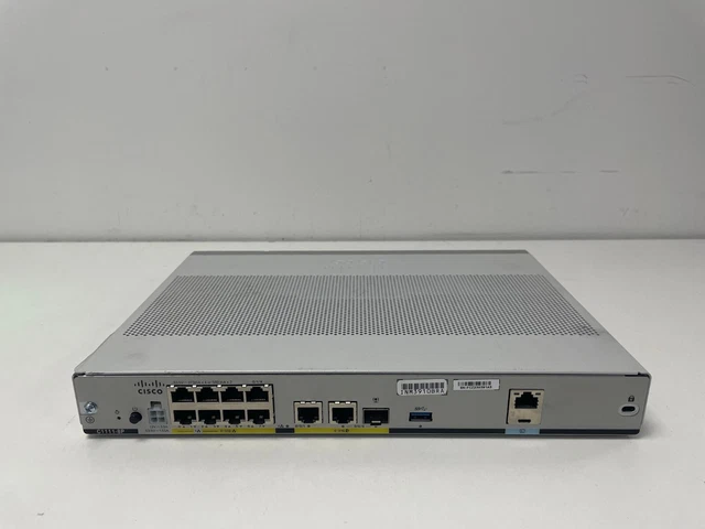 CISCO C1111-8P + Power Cube. 90 Day Warranty. Free Uk Shipping £180.00 ...