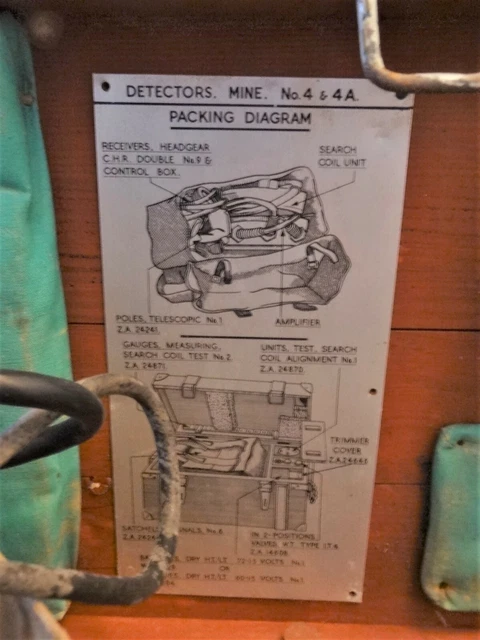 WWII BRITISH MILITARY No.4A Mine Detector 1944 £350.00 - PicClick UK