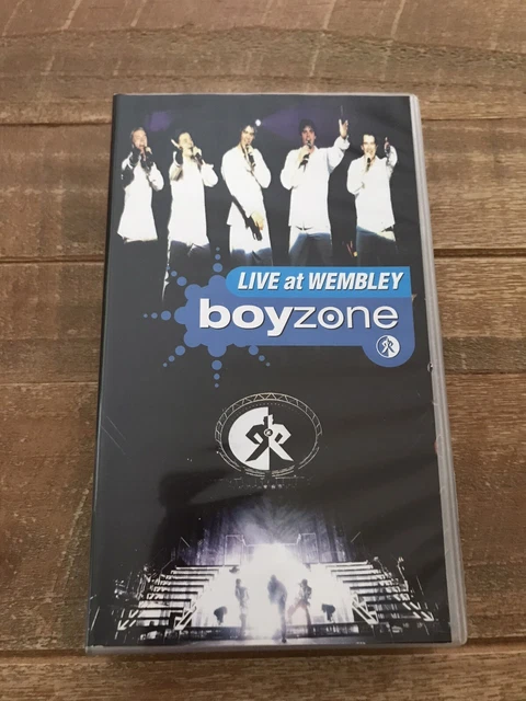 BOYZONE LIVE AT Wembley VHS Video Concert 17 Songs £6.49 - PicClick UK
