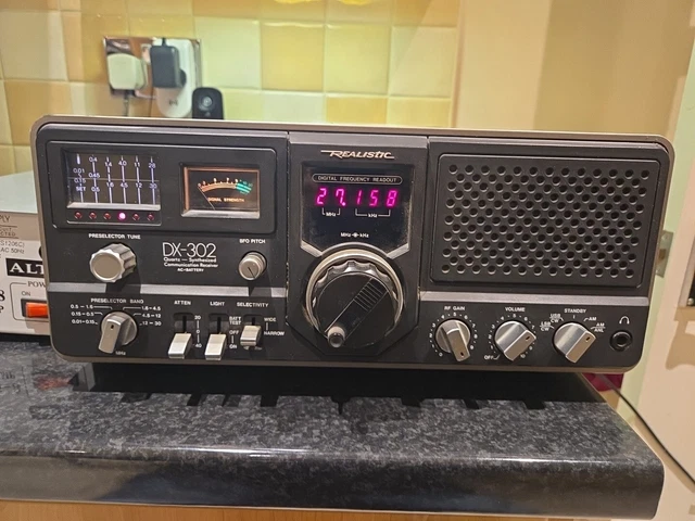 VINTAGE REALISTIC DX-302 Communications Receiver £75.00 - PicClick UK