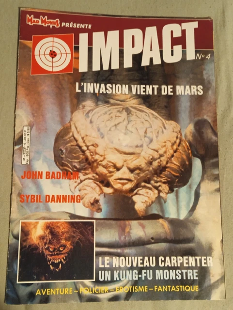 MAGAZINE IMPACT N°4 (aout 1986) - invasion vient de mars, John ...