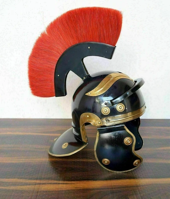 CASQUE CHEVALIER ROMAIN empereur centurion romain casque LARP médiéval ...