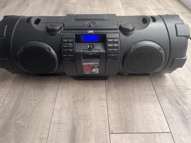 JVC RV-NB52B BOOMBLASTER Portable Player Ipod/Cd/Radio Ghetto Blaster £ ...