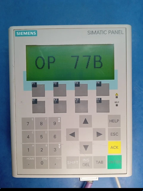 SIEMENS SIMATIC S7 M7 Pannello Operatore OP7/DP - 6AV3607-1JC20-0AX1 EUR 320,00 - PicClick DE