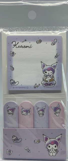 SANRIO KUROMI ORIGINAL Sticky note set EUR 5,11 - PicClick FR