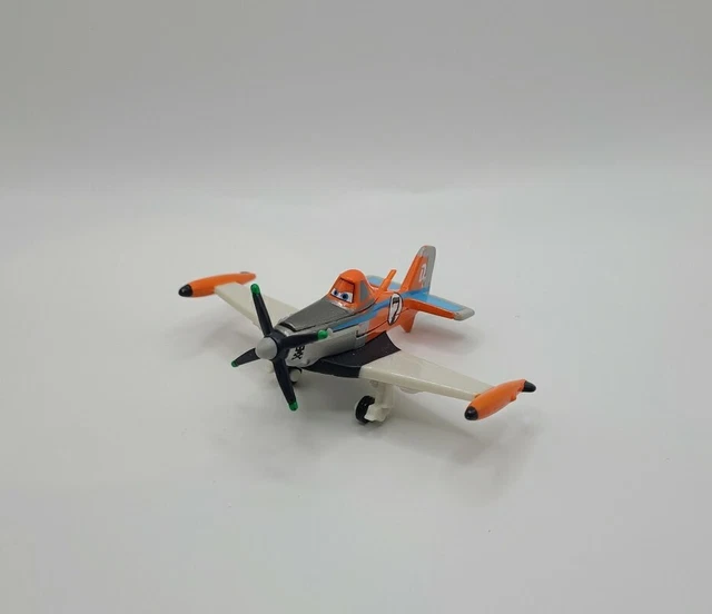 DISNEY PIXAR PLANES Cars SUPERCHARGED DUSTY #7 MATTEL 1:55 DIECAST ...