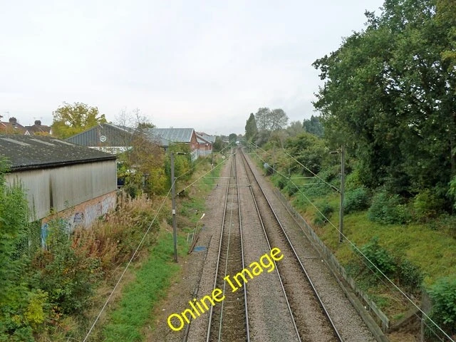 PHOTO 6X4 RAILWAY north of Simmons Lane Chingford The Chingford branch ...