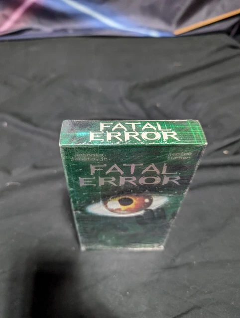 FATAL ERROR VHS Artisan Home Entertainment 2001 Vintage Holographic ...