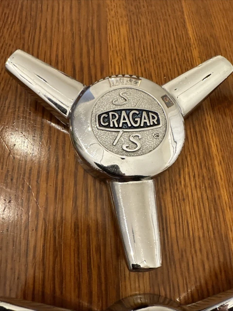 CRAGAR SS CHROME Wheel Spinner Center Caps Vintage Set of 4 * LQQK ...