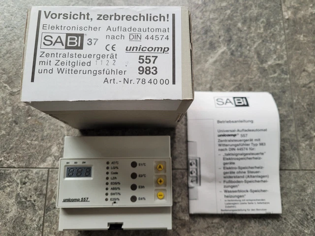 NACHTSPEICHER SABI UNICOMP 557 witterungsgeführte Aufladesteuerung, gut ...