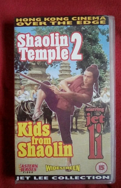 SHAOLIN TEMPLE 2 Kids From Shaolin 1984 Vhs Pal Jet Li Old Skool ...