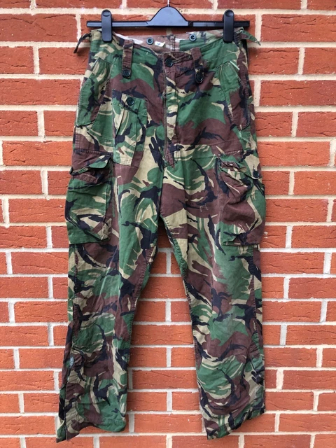 ORIGINAL BRITISH ARMY DPM Arctic Windproof Combat Trousers Size 34 ...