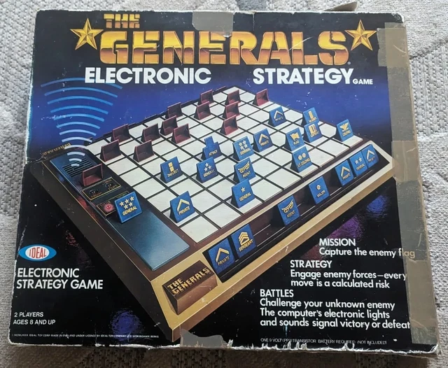 THE GENERALS ELECTRONIC Strategy Game. VINTAGE. TESTED AND WORKING ...