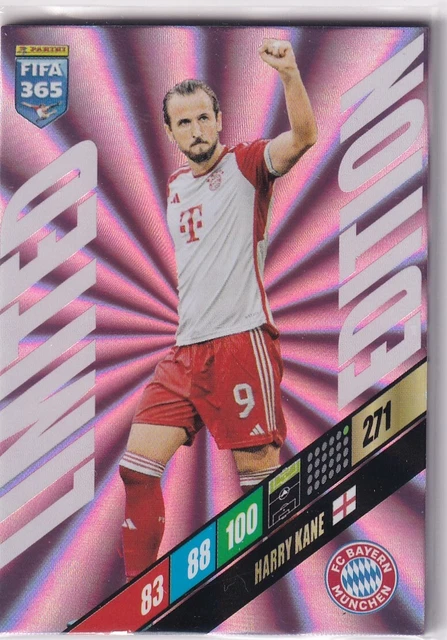 PANINI FIFA 365 Adrenalyn 2024 Card Limited Edition Harry Kane £6.82 - PicClick UK