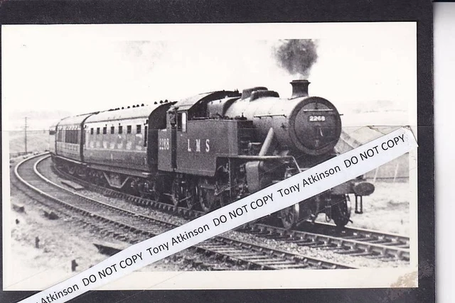 LMS - CLASS 4 - 2-6-4T - No. 2268 Near Carnwath - Vintage Image ...