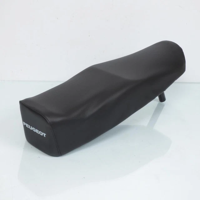 SELLE BIPLACE NOIRE pour mobylette Peugeot 103 marquage Peugeot tube ...