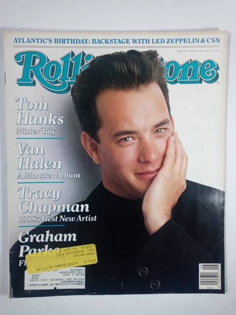TOM HANKS TRACY CHAPMAN Led Zeppelin Halen Rolling Stone Magazine June ...