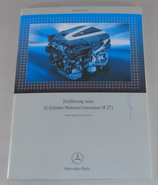 MANUEL D'ATELIER MERCEDES Benz 600 W220 + Maybach V12 Moteur M275 De ...